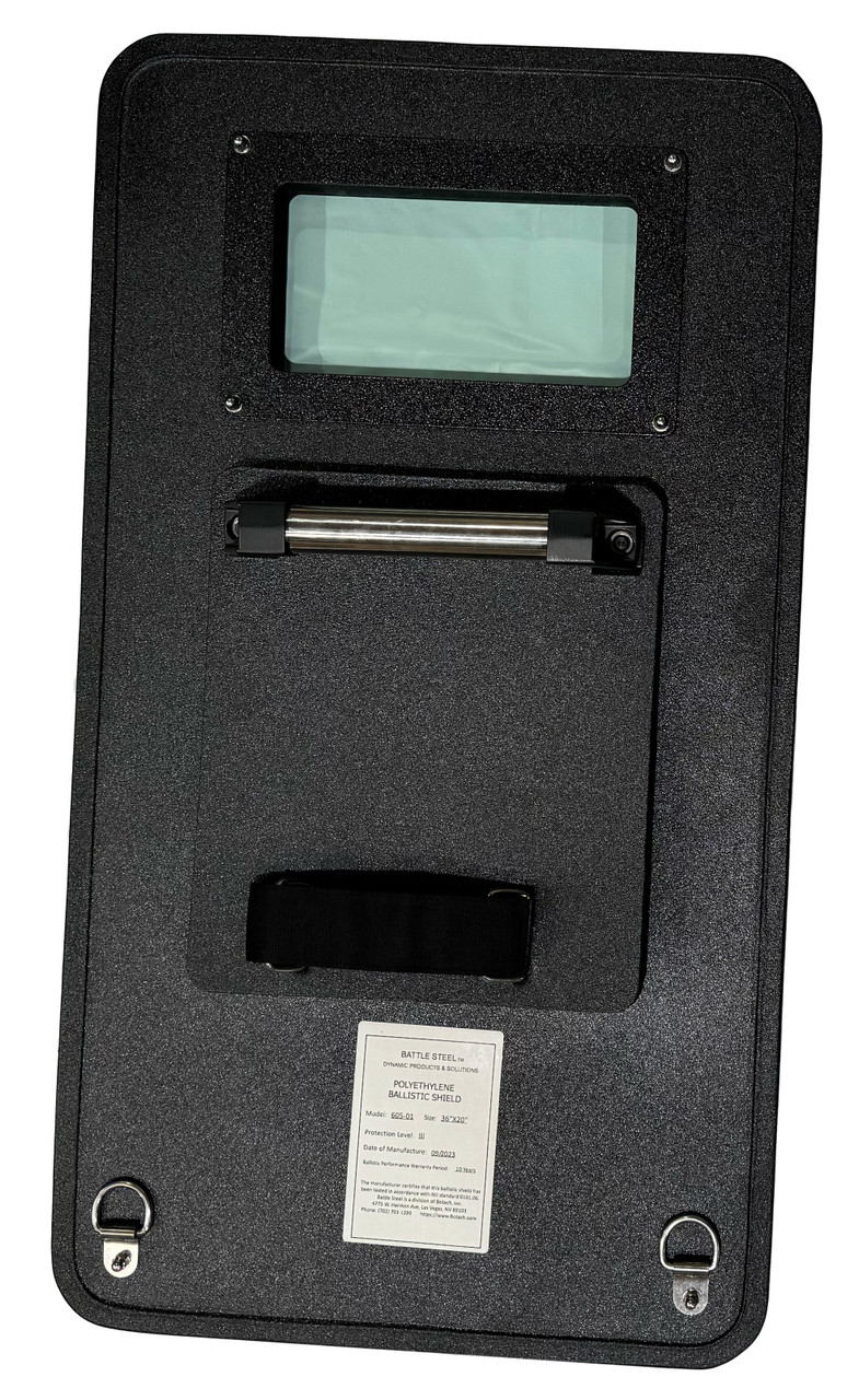 Battle Steel Level III Lightweight Ballistic Shields w/Viewport