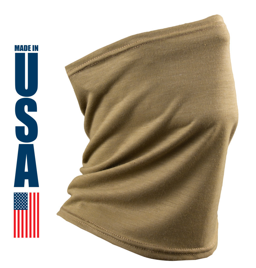 XGO Lightweight FR Flame Resistant Multi-Use Neck Gaiter Tan 499 - Botach®