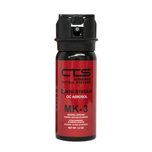 Combined Tactical Systems MK-3 Level 3 OC Omni-Stream™ 1.2 OZ / 360 ...