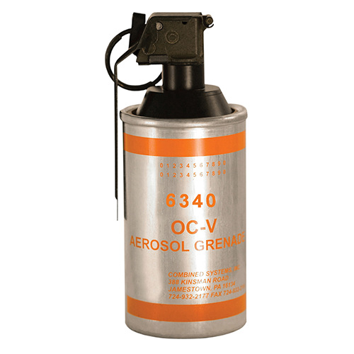 Riot Control Continuous Discharge Grenade, OC