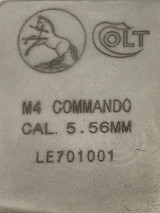 Colt M4 "COMMANDO" Marked 5.56mm Semi-Auto Complete Lower Receiver ...