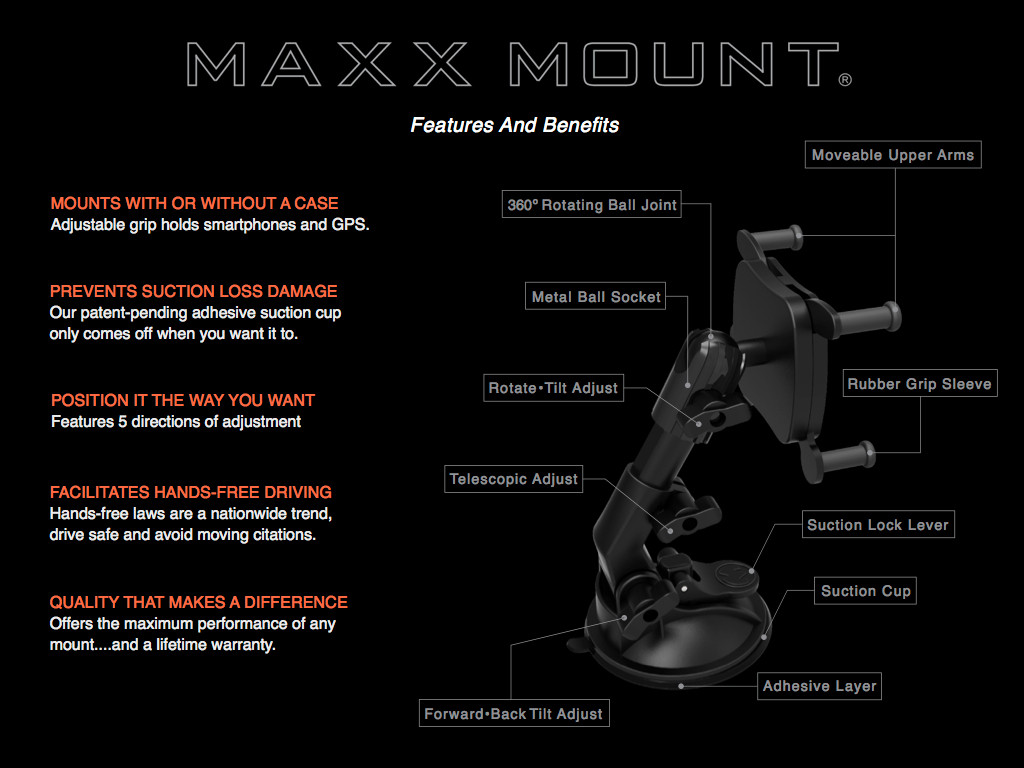 Maxx Standard Smartphone Mount
