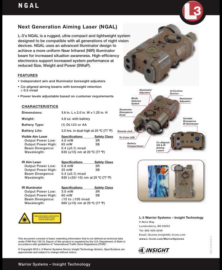L3Harris NGAL Next-Generation Aiming Laser On Sale - Best Price | BOTACH
