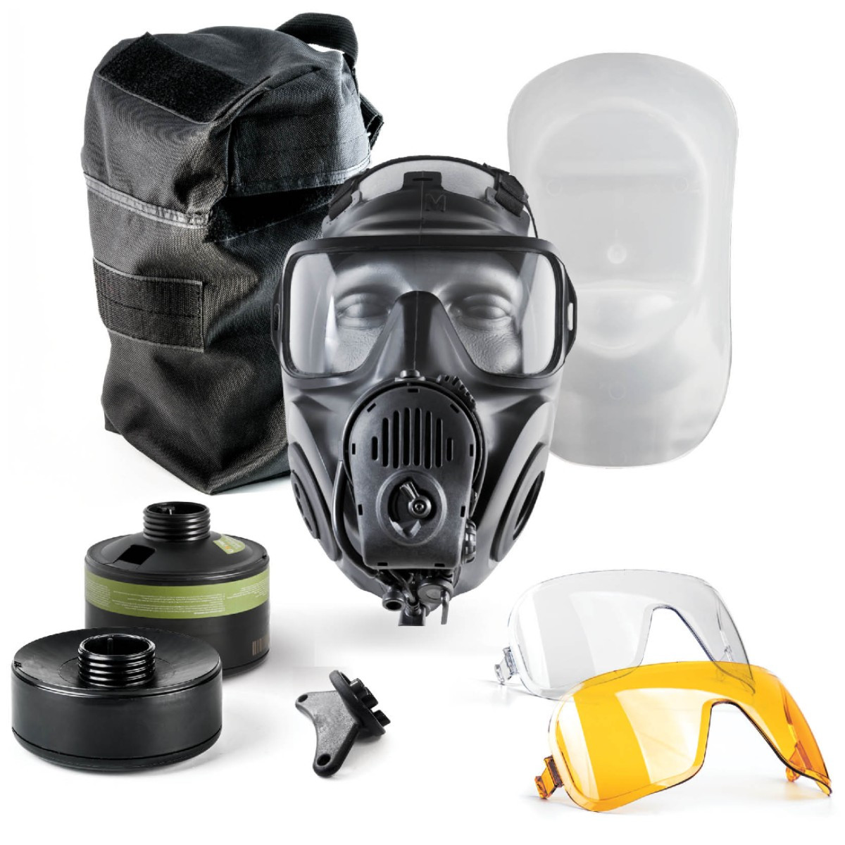 AVON FM53 Air Purifying Twin Port Specialist Responder Kit