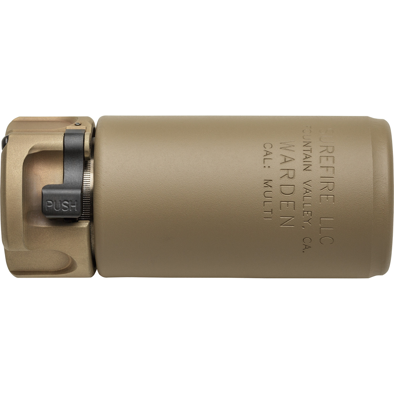 Surefire WARDEN Fast-Attach Blast Regulator TAN - Botach