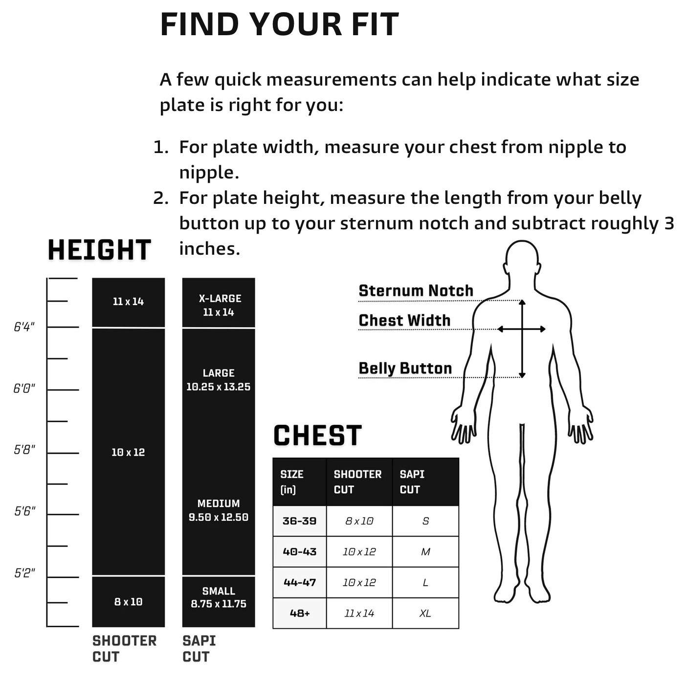 LTC Level 3 M855 5.56mm Rated 10x12 Armor Plates SAPI Cut Multi-Curve 4 ...
