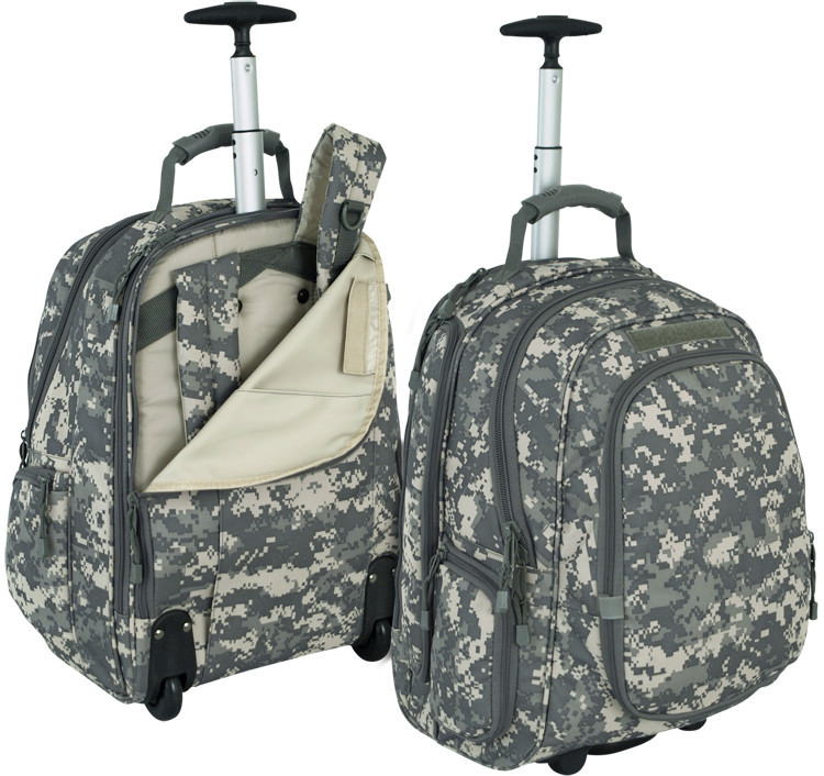 Code Alpha Army Digital Wheeled Laptop Backpack
