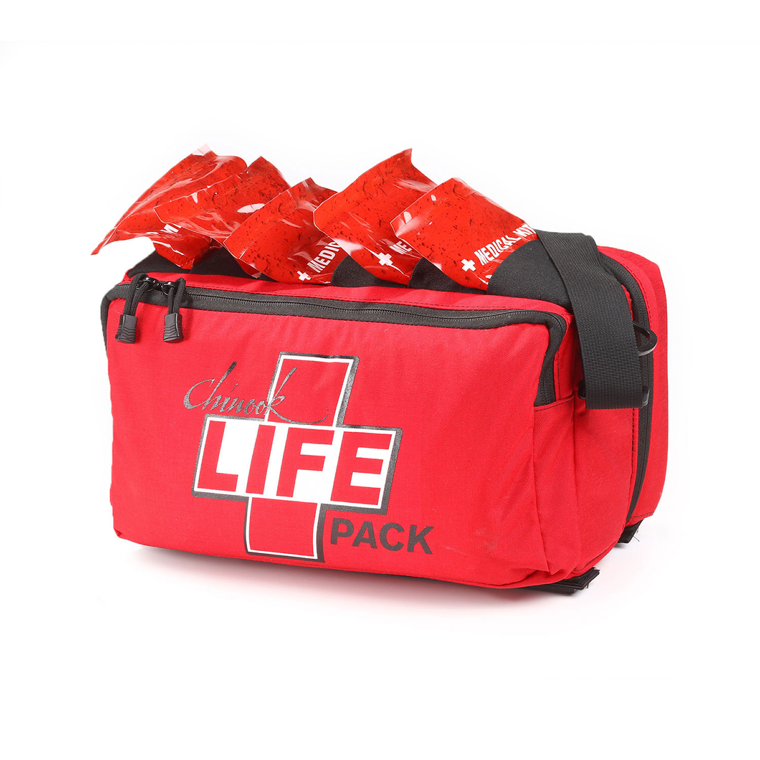 Chinook Medical Life Pack Bag Red - MADE IN USA On Sale - Best Price ...