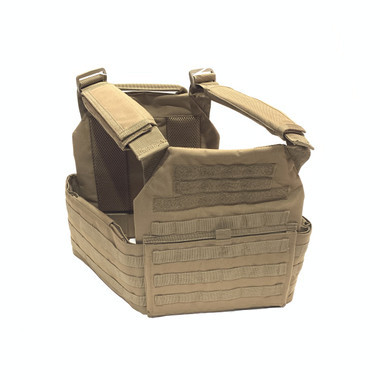 Battle Steel Plate Carrier w/Removable Cummerbund for 11x14 Plates