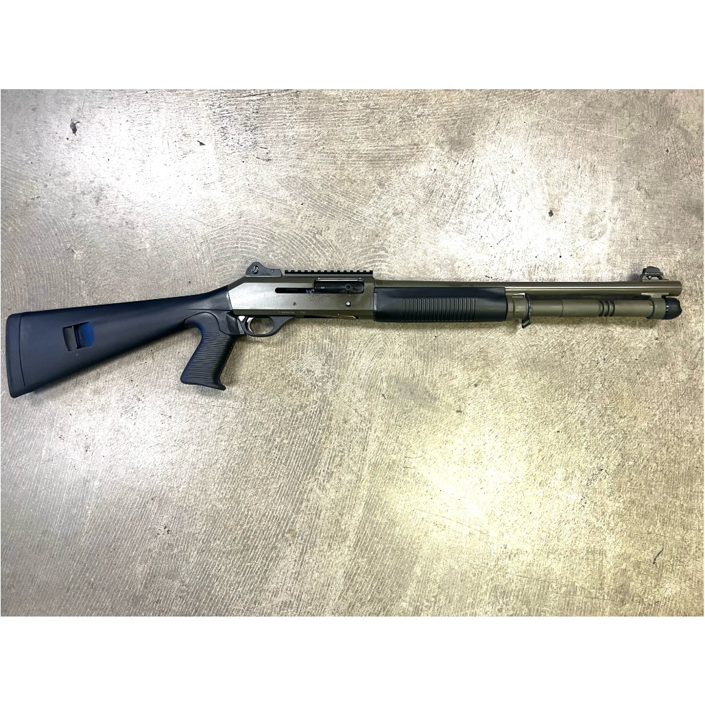 Benelli M4 12Ga Shotgun w/ 18.5" Barrel, Pistol Grip & Ghost Ring ...