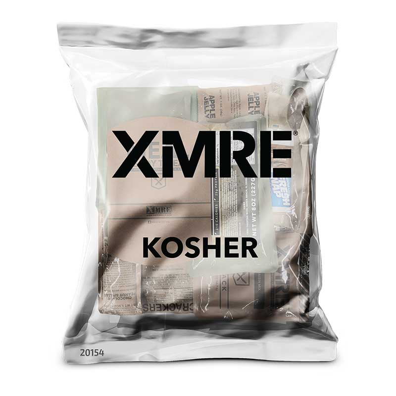 XMRE Kosher XT Case of 12 MRE Meals FRH Flameless Heaters