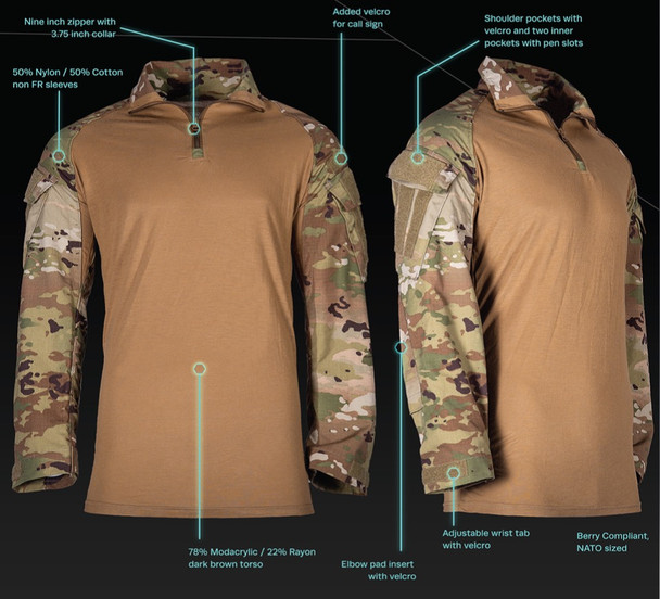 Combat Defense Systems OCP Decisive Action Uniform Combat Shirt