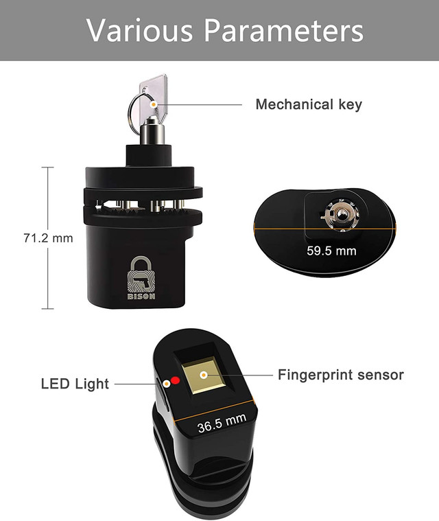 Bison Fingerprint Trigger Lock - Botach