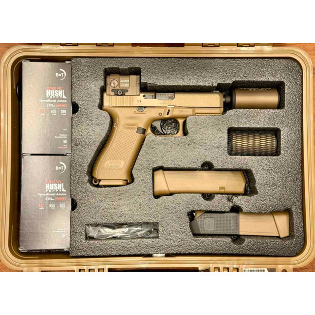 B&T Hush Puppy Glock 19X FDE Kit -Complete Kit