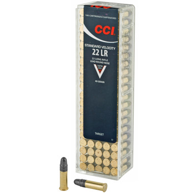 CCI Standard Velocity .22LR 40gr RN Ammunition 100-Rounds On Sale ...