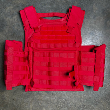 Govt. Contract Overrun High-Vis Red Plate Carrier w/ Cummerbund On Sale ...