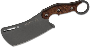Tops Tidal Force Cleaver Fixed Blade Knife 4.88" Plain Edge On Sale ...