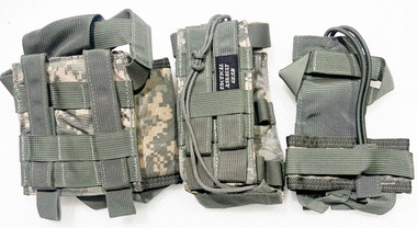 Tactical Assault Gear Molle MBITR Amp & Battery Pouch kit - ACU MADE IN ...