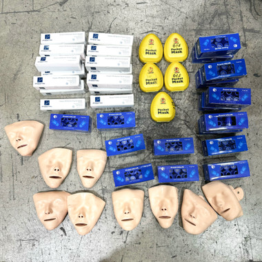 Lot of 48pc CPR TRAINING EQUIPMENT, Police Trade, Never Issued On Sale ...