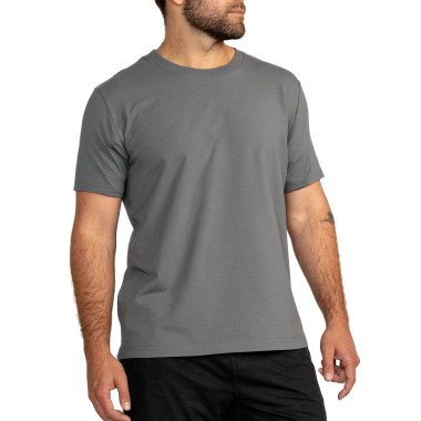 Ejis Men's Sweat Proof Grey T-Shirt
