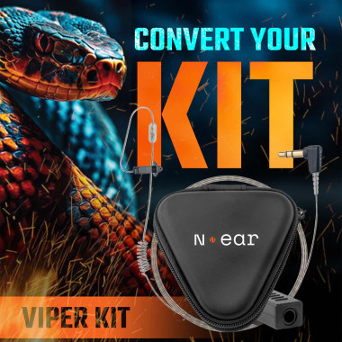 N-Ear Viper Kit 360™ Earpiece with Acoustic Tube Converter