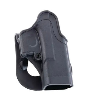 ITAC GK1 Defense Standard Paddle Holster For Glock 9MM/40S&W - Black | Polymer Material | Right Hand
