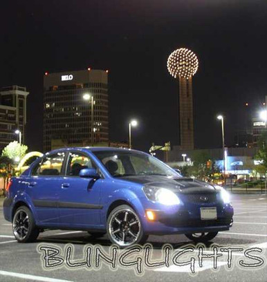 2006-2009 Kia Rio Rio5 Bright Head Lamp Light Bulbs Replacement Upgrade ...