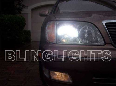 1998 1999 2000 Lexus LS400 4750K White Upgrade Bulbs Headlamps ...