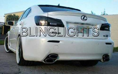 2006-2013 Lexus IS Tinted Tail Lamp Light Overlay Kit Smoked Film IS250 ...