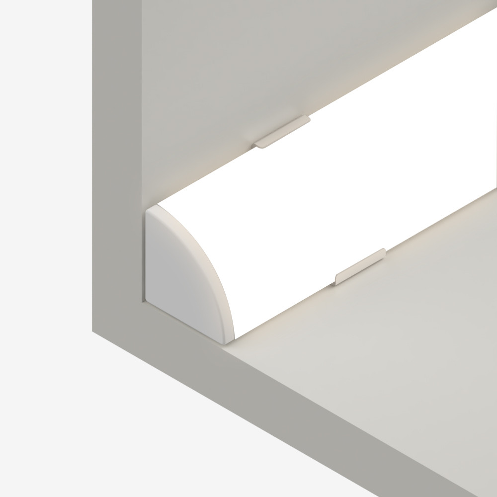 Corner IP65 Profile In 3m Length Frosted | Tagra®