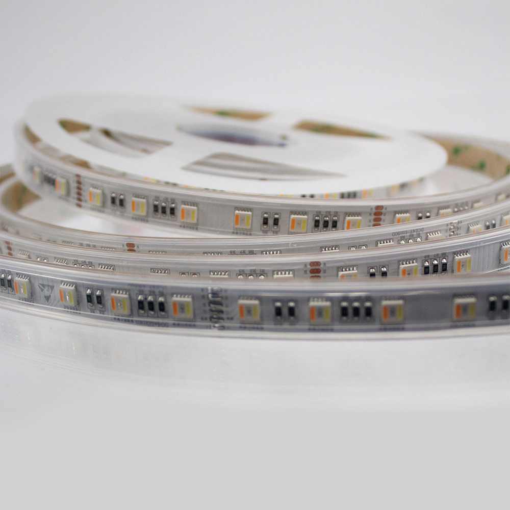 RGB+CCT (2400K-6500K) IP65 LED Tape, 24V, 60 LED (5 Metre Reel) - Tagra ...