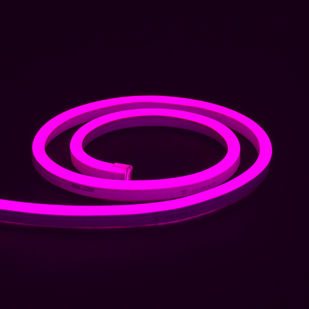 Essential Mini LED Neon Flex , 10x15mm, Horizontal Bend, Pink, 50 Metre ...