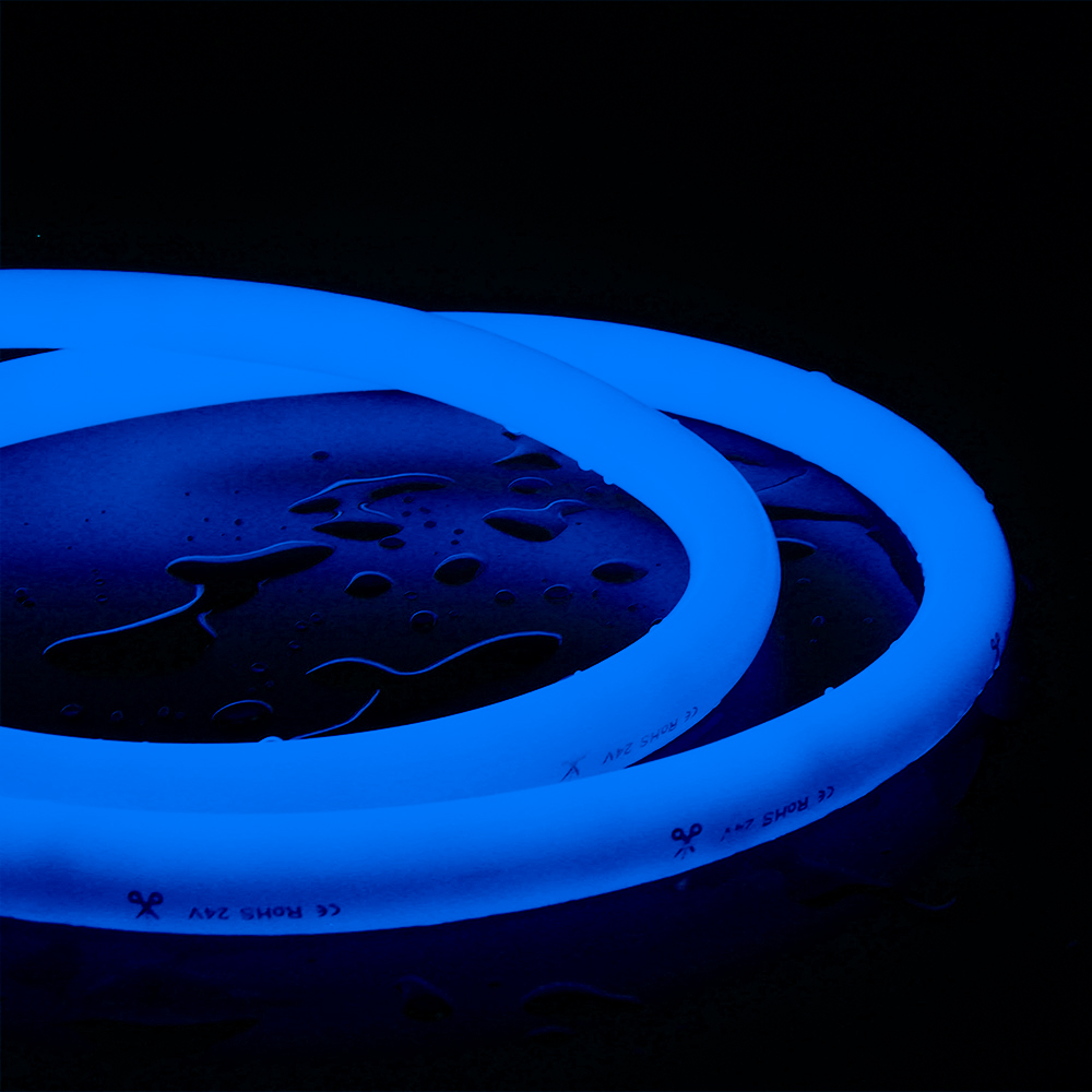 Essential LED Neon Flex , 18mm, Circular 360°, RGB Colour Changing, 50 ...