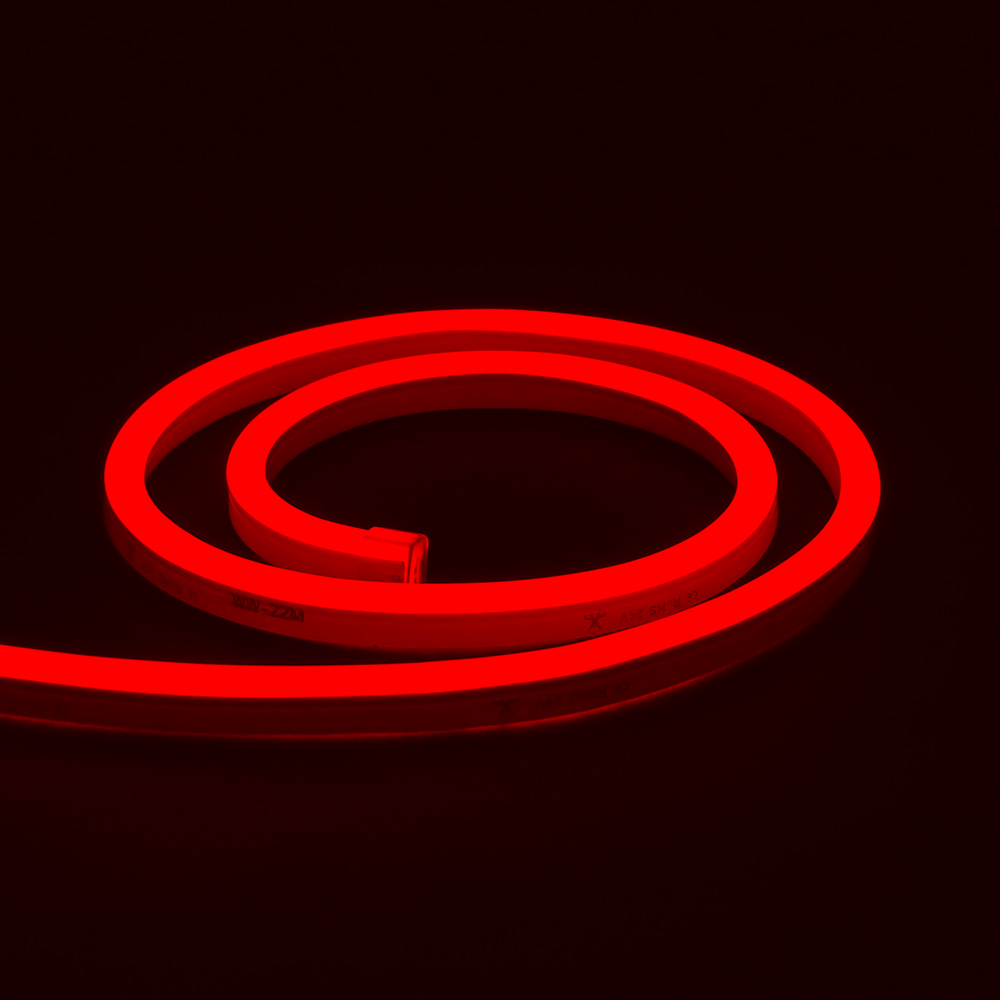 Essential Mini LED Neon Flex , 10x15mm, Horizontal Bend, Red, 50 Metre ...