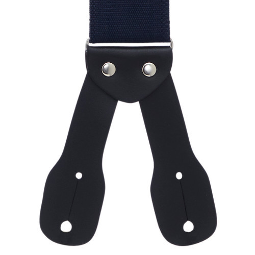 Navy Logger Button Suspenders - 2 Inch Wide - Mars Suspenders
