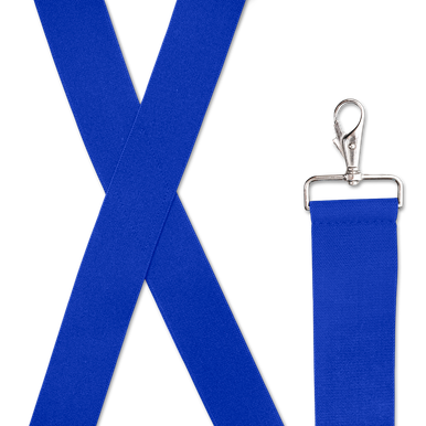 ROYAL BLUE 2 inch X-Back Suspenders, Cross Sewn - Trigger Snap - Mars ...