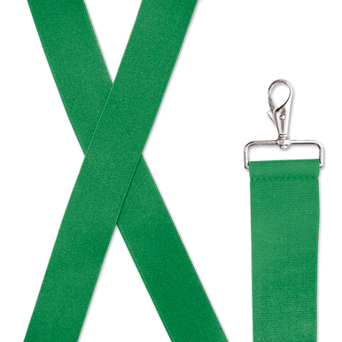 KELLY GREEN 2 inch X-Back Suspenders, Cross Sewn - Trigger Snap - Mars ...
