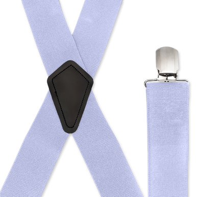 LILAC 2 inch X-Back Suspenders - Two Pin Clips - Mars Suspenders