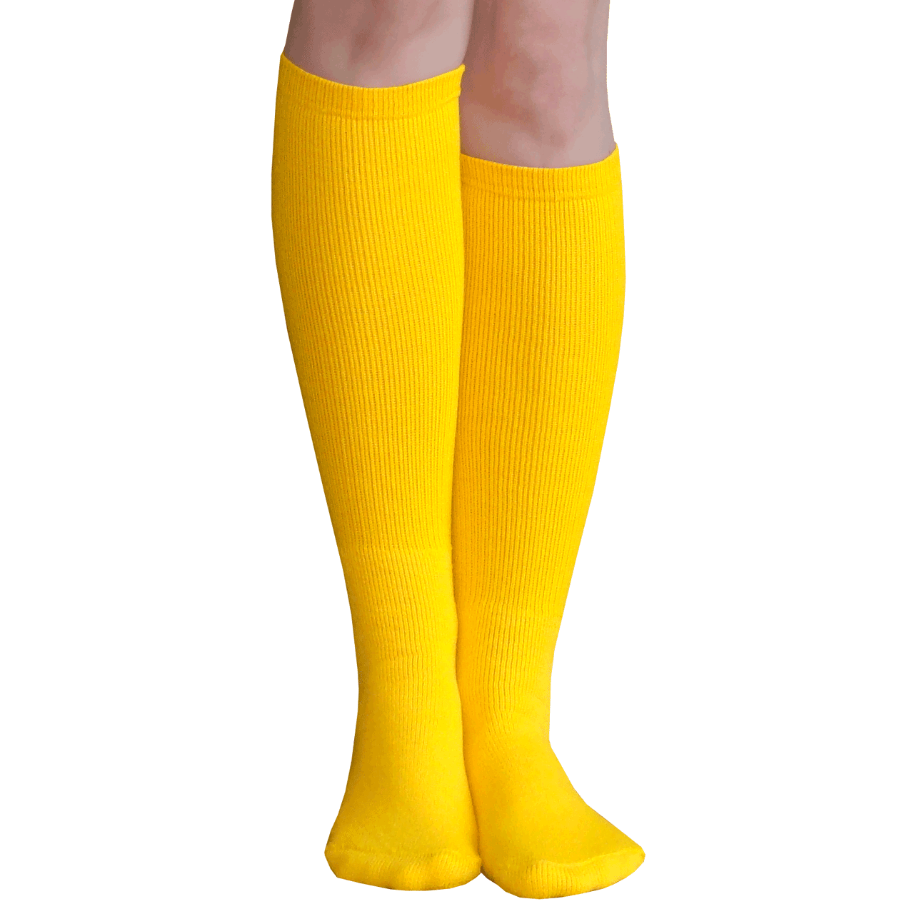 Thick Gold Knee High Socks