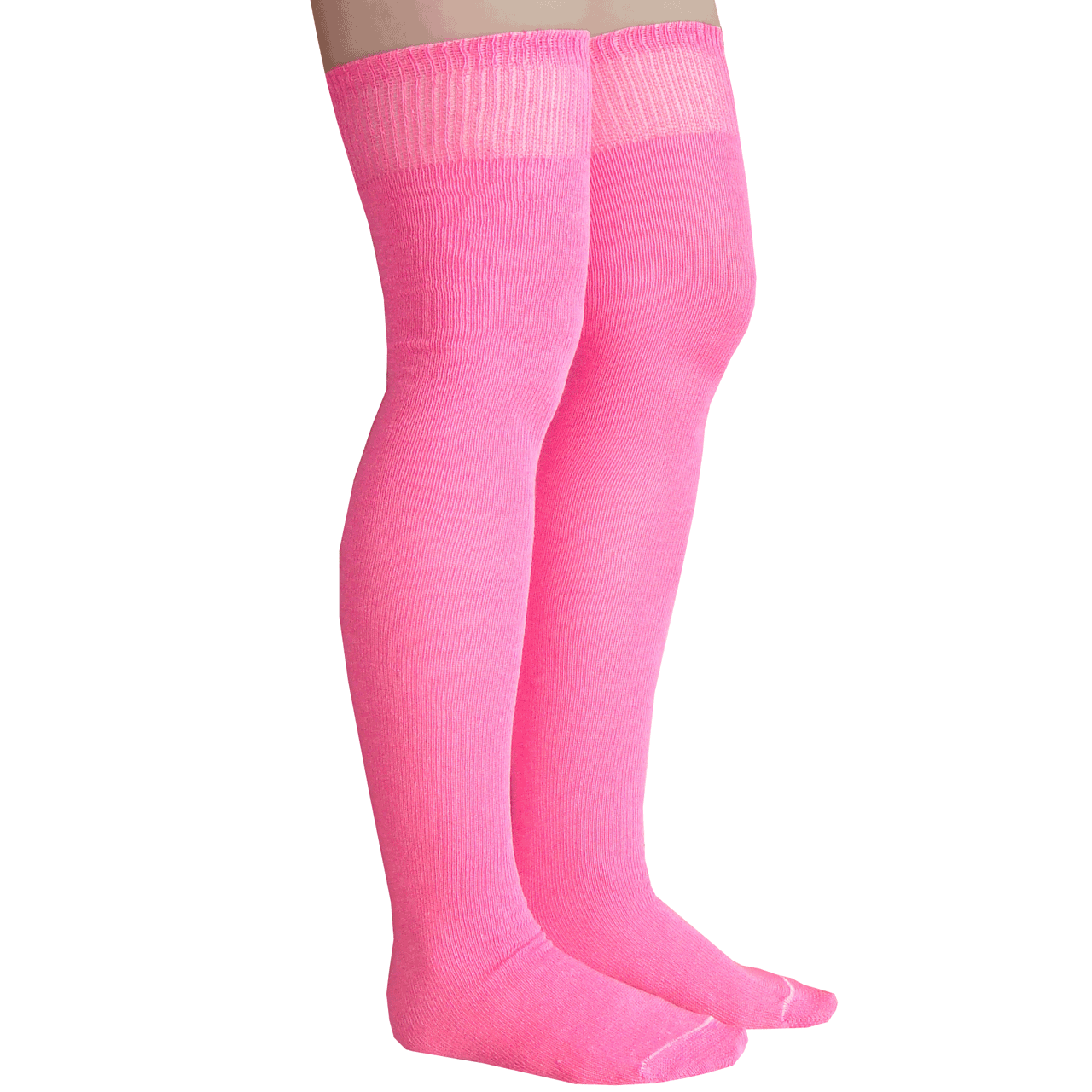 Pink Thigh High Socks