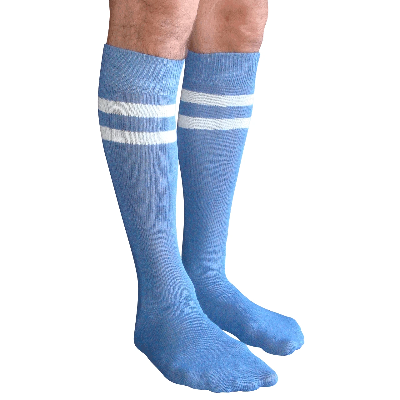 Mens Blue/White Tube Socks