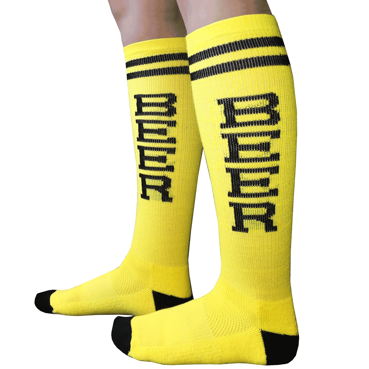 Yellow Knee High Socks - Made in USA