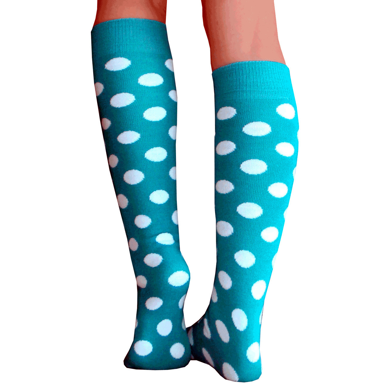 Multi-Color Polka Dot Knee Socks