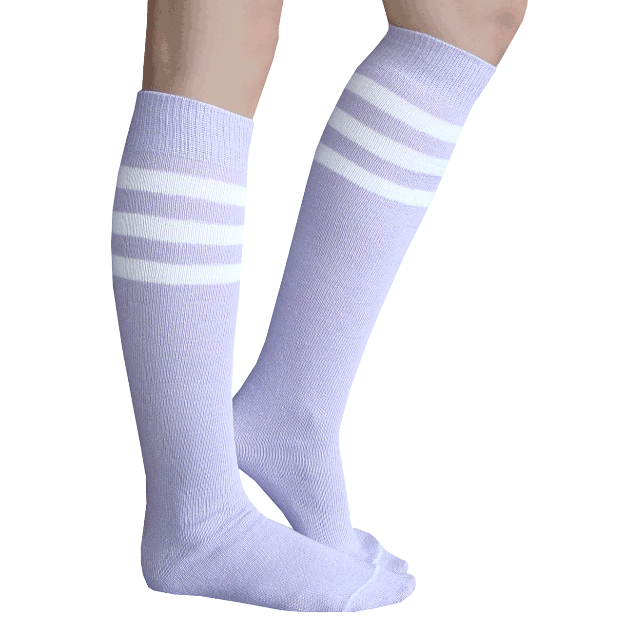 Striped Tube Knee Socks