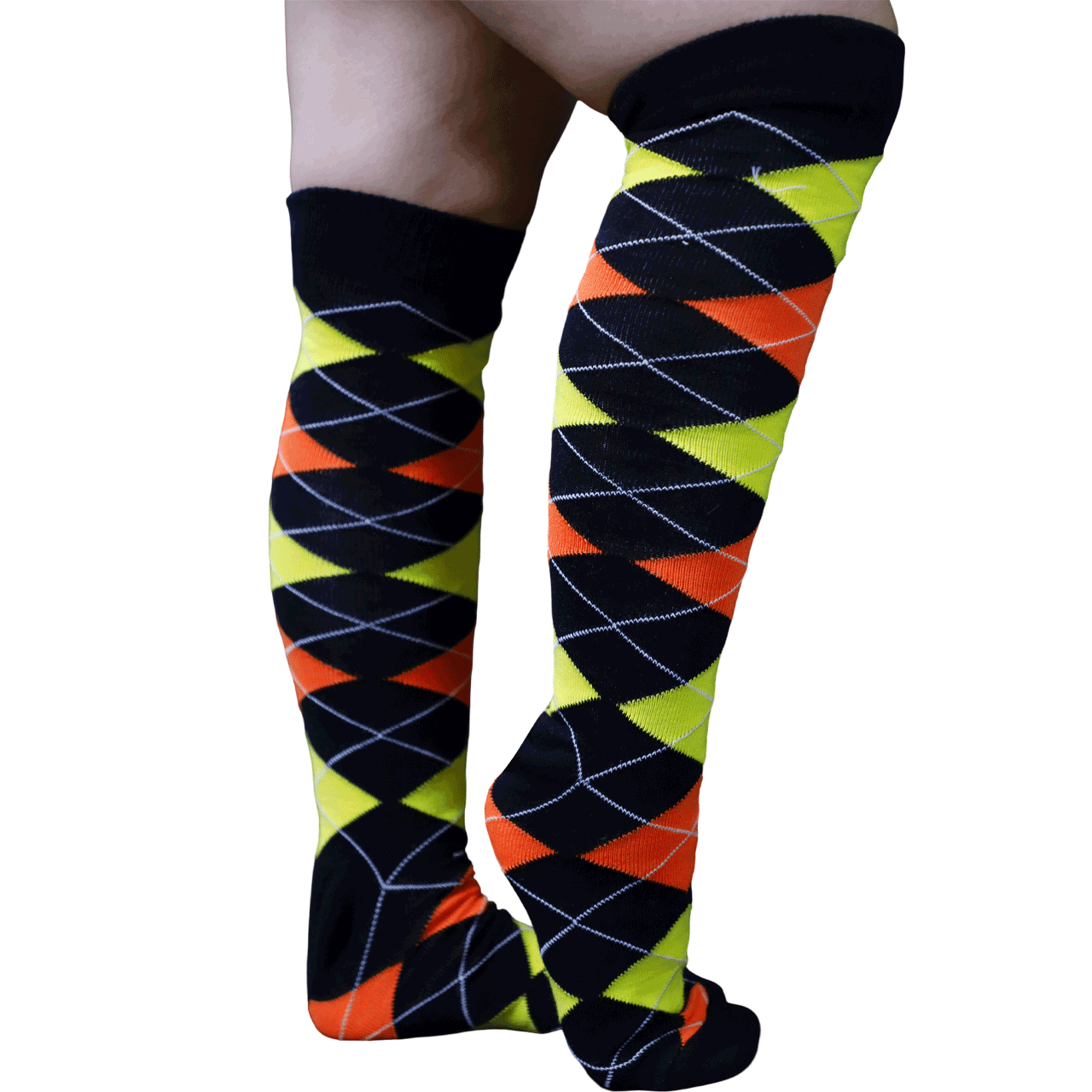 Yellow Knee High Socks - Made in USA