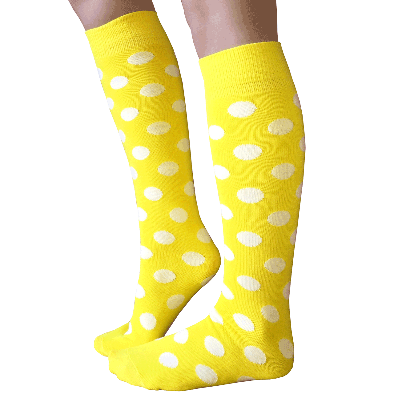 Yellow Knee High Socks - Made in USA