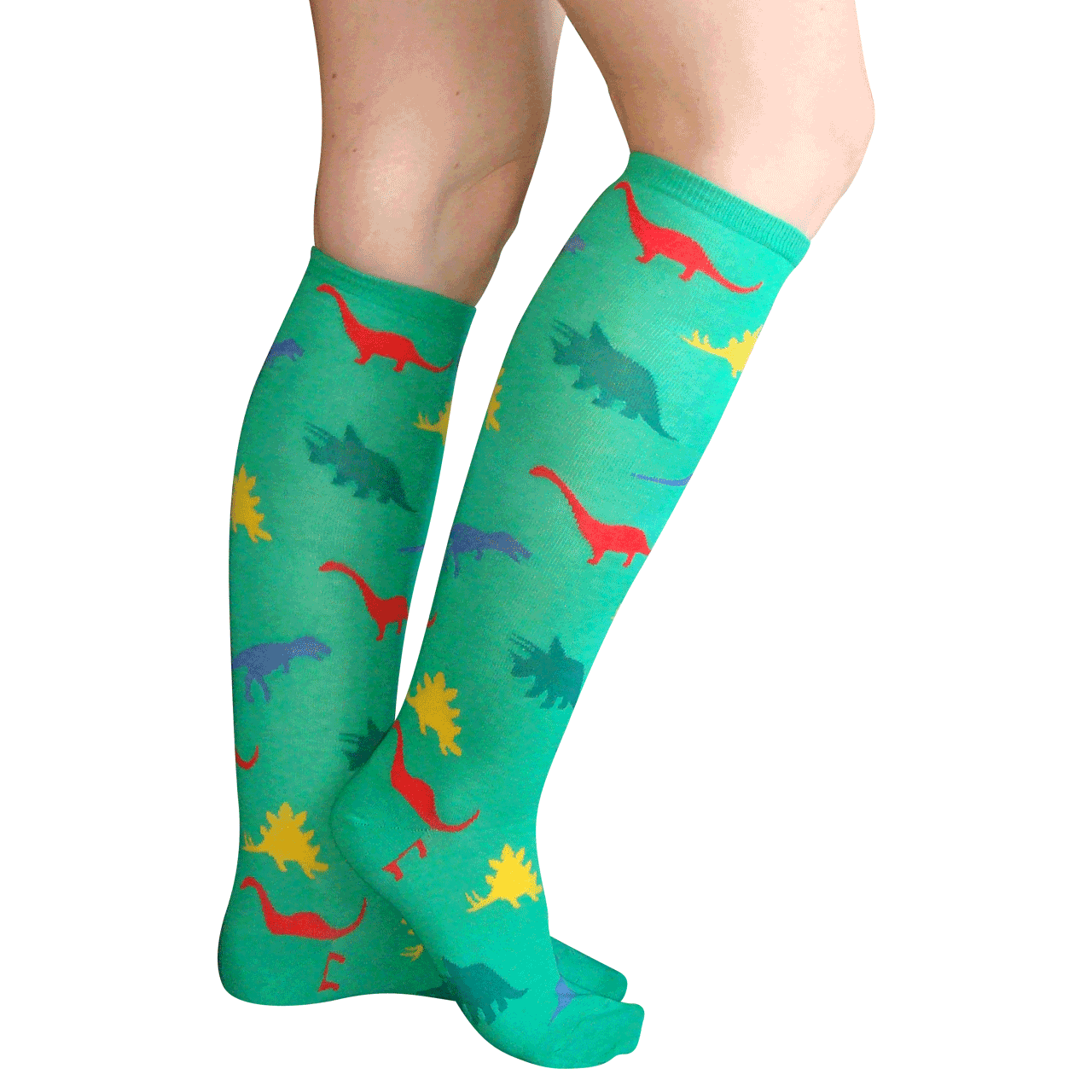 Jurassic Dinosaur Knee Highs