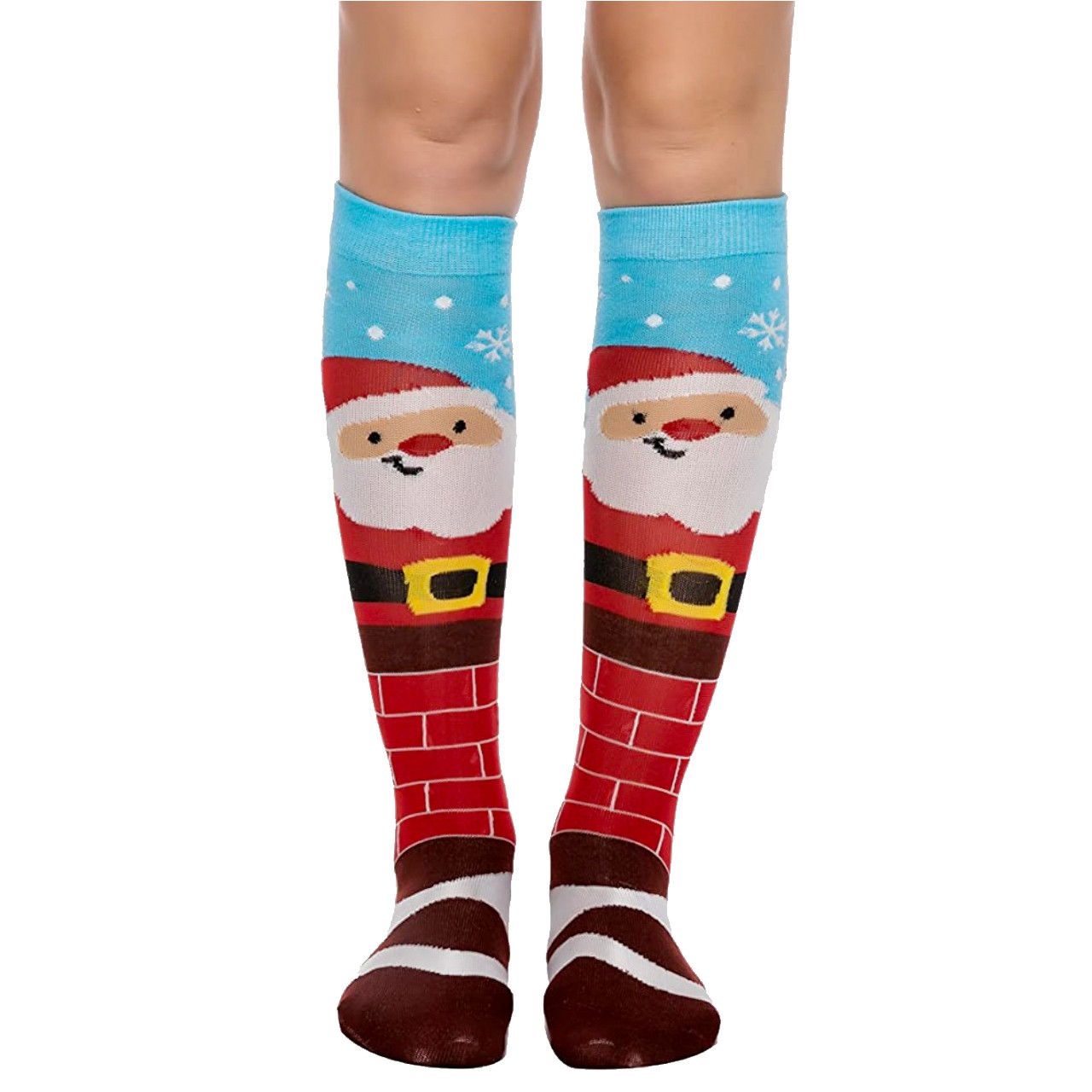 Red Knee High Socks - Made in USA