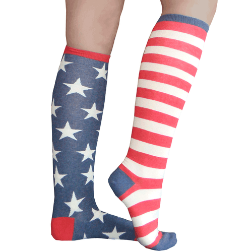Patriotic Socks - Red/White/Blue