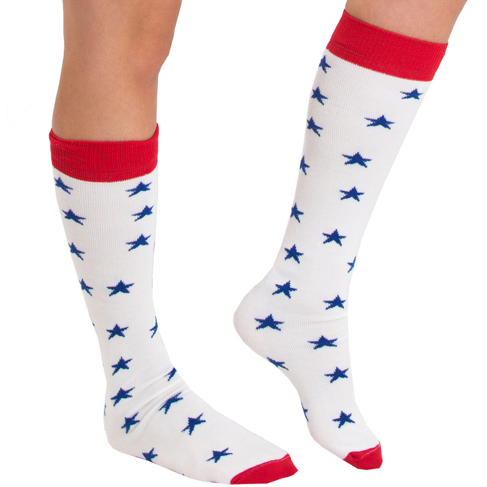 Patriotic Socks - Red/White/Blue